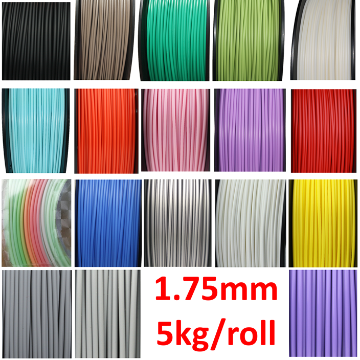 1.75mm 5KG FilaCube 3D Printer PLA 2 filament 18 Colors 5 kilogram/spo ...