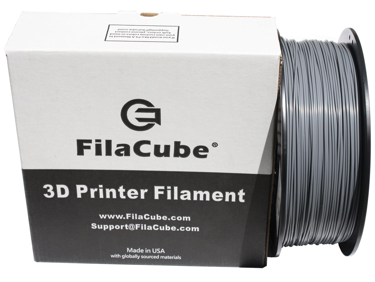 Gray grey 1.75mm 1KG FilaCube 3D Printer PLA 2 filament