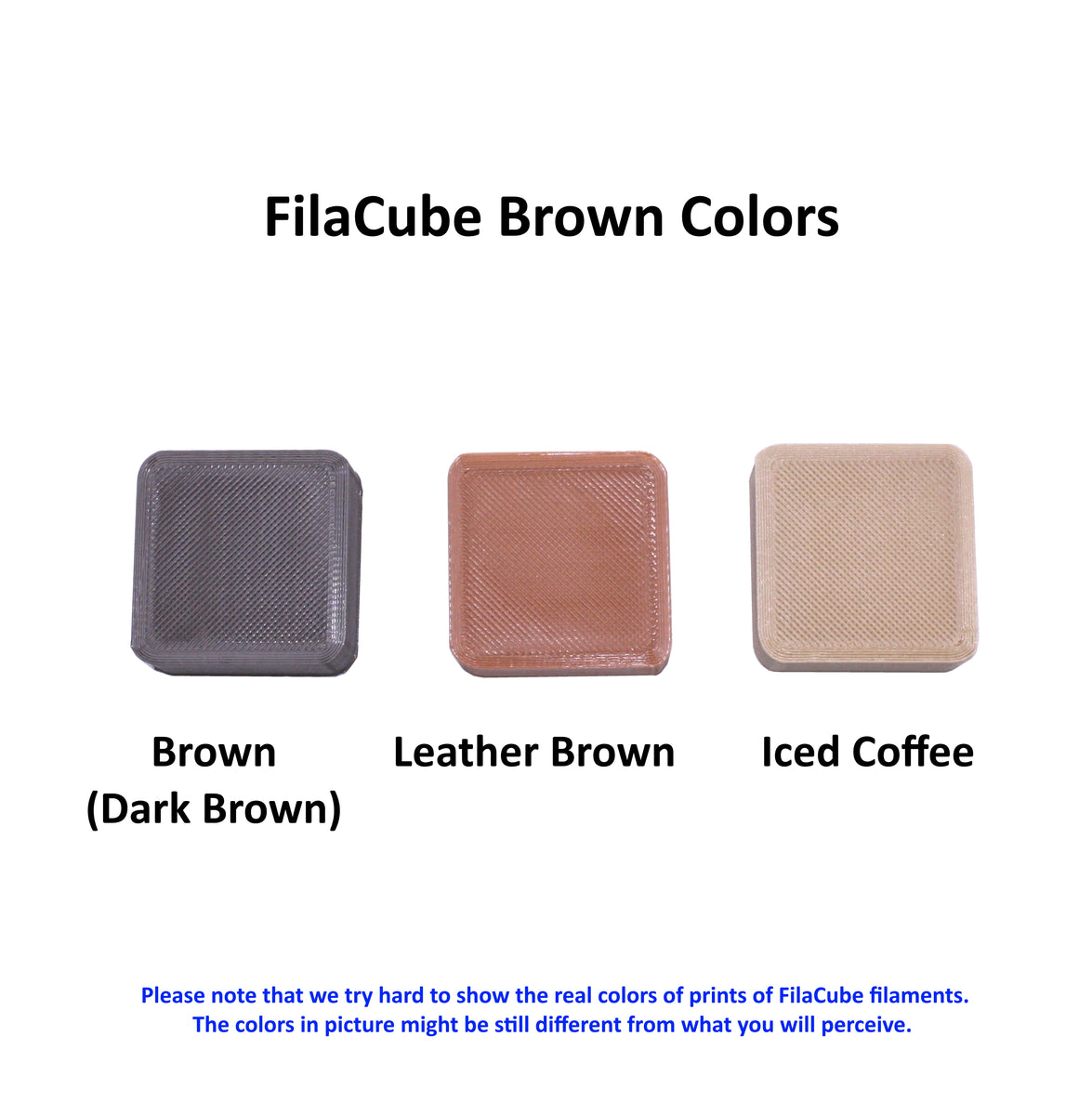 Iced Coffee 1.75mm 1KG FilaCube 3D Printer PLA 2 filament Light Brown
